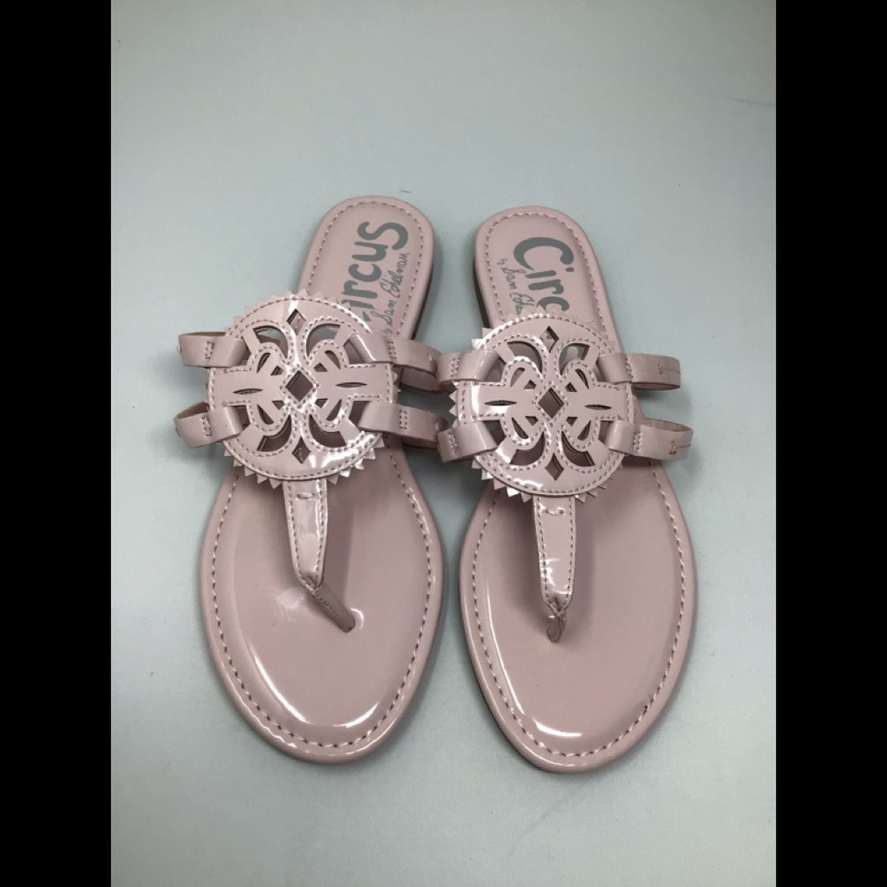 Sam Edelman Circus “Canyon “ Light Pink Flat Sandals - Gem